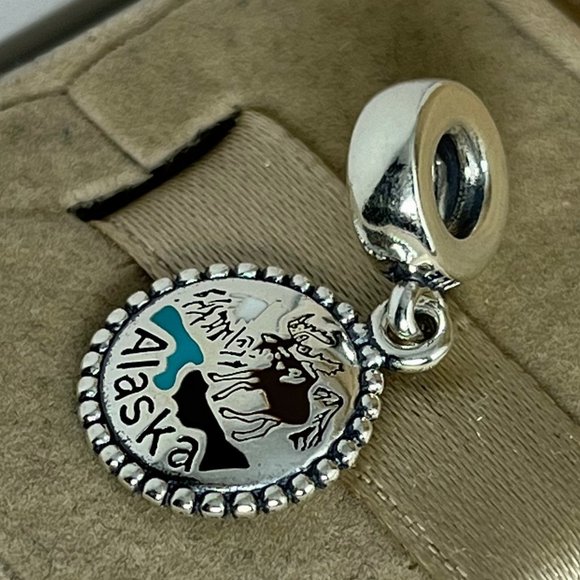 Pandora | Jewelry | Pandora Alaska Exclusive Moose Travel Dangle Charm ...